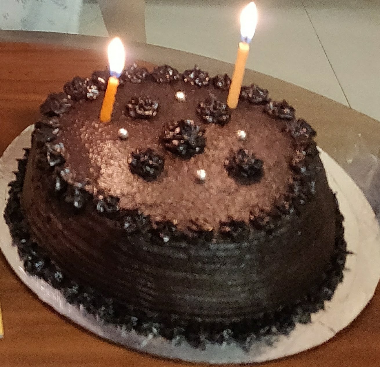 Eggless Chocolate Mud Cake