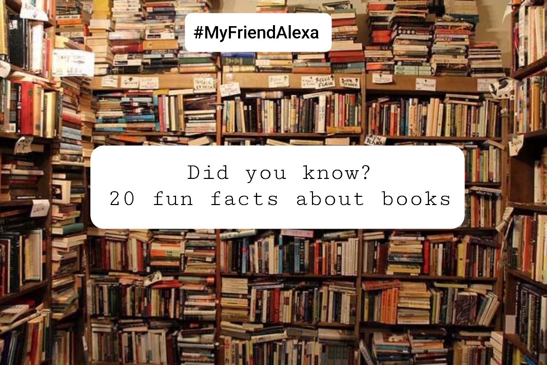 Did you know? 20 fun facts about books