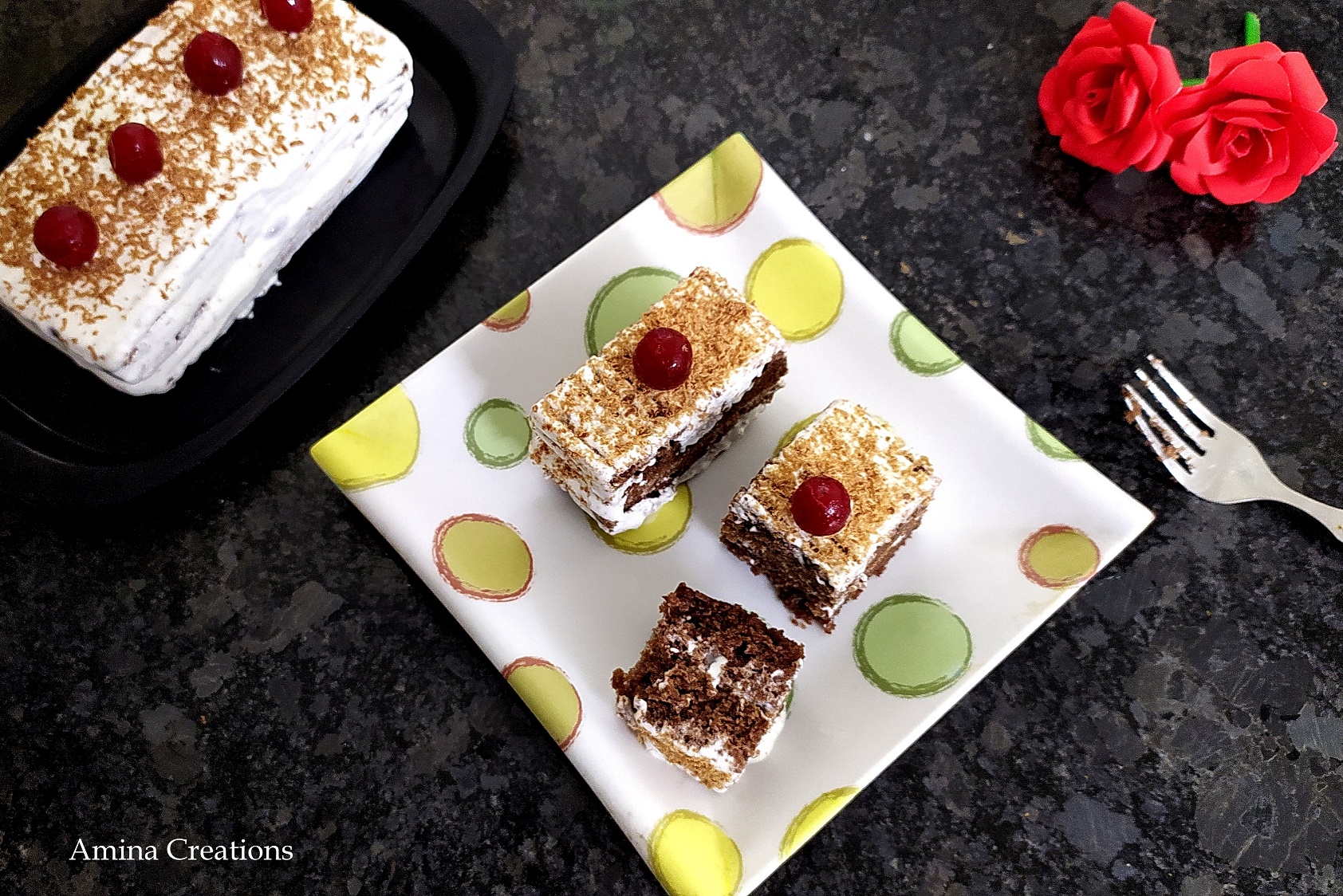 Eggless Chocolate Pastry cake