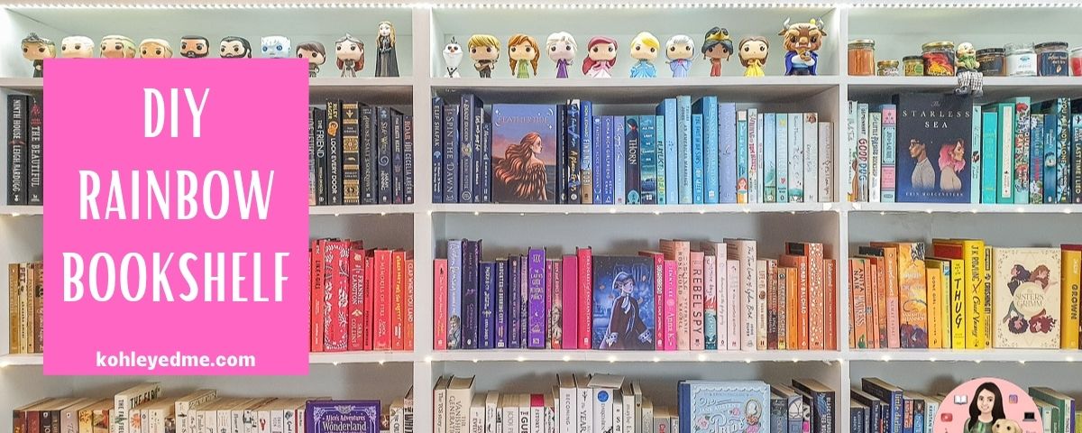 DIY A Rainbow Bookshelf (Step By Step)