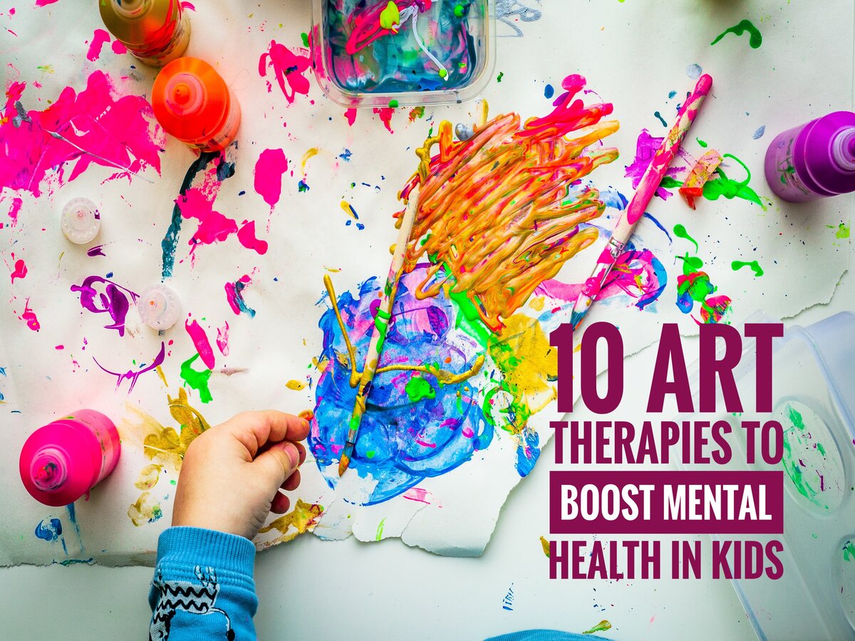 10 Art Therapies To Boost Mental Health In Kids