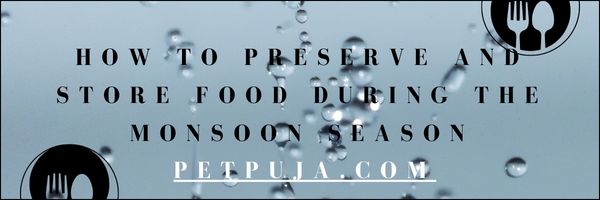 How to Preserve and Store Food During the Monsoon Season