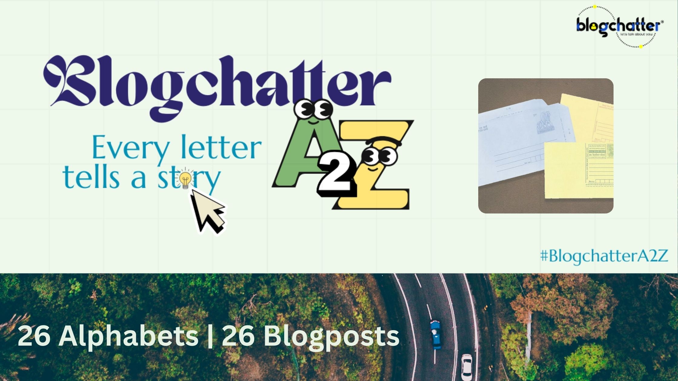 Inland Letters| Blogchatter A2Z 2025 Theme Reveal