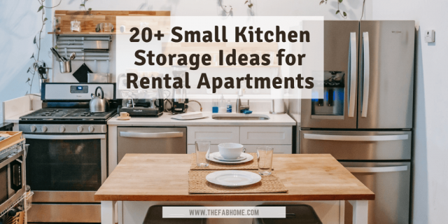 20+ SMALL KITCHEN STORAGE IDEAS FOR RENTAL APARTMENTS