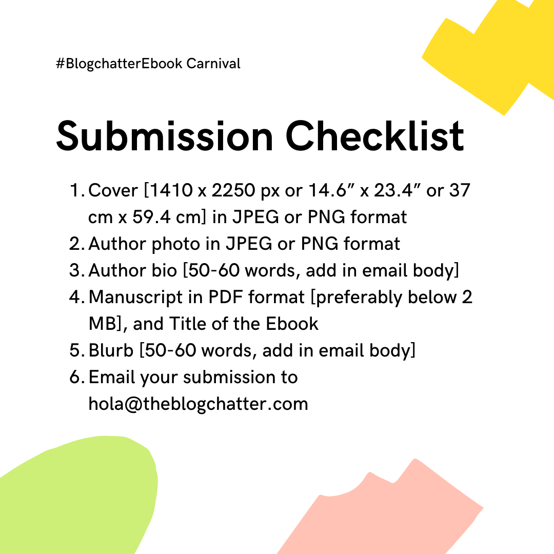 Structuring your ebook for #BlogchatterEbook